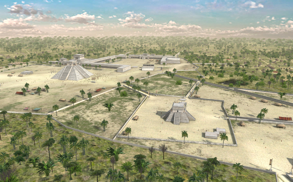 Chichen Itza (12th century) - 3D scene - Mozaik Digital Education and ...
