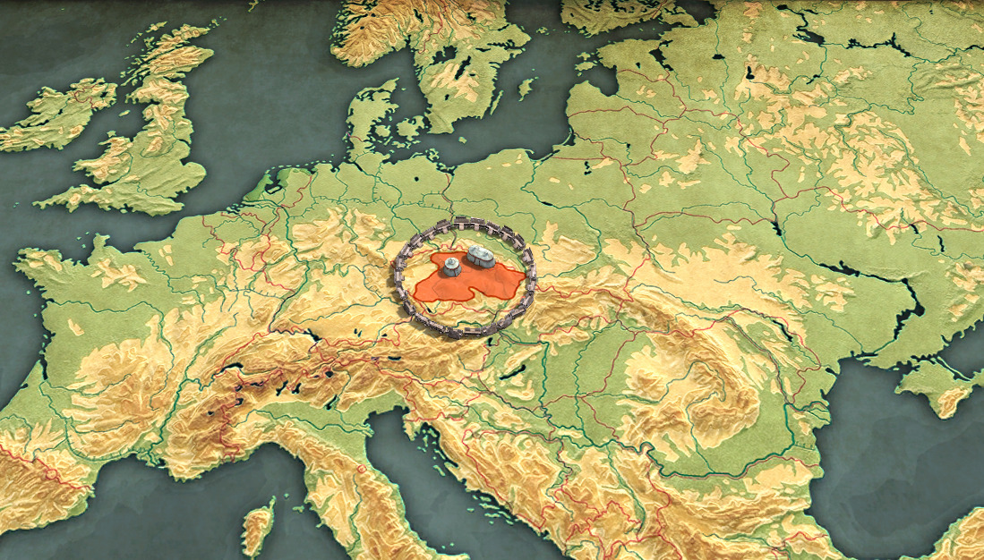 Hussite wagon fort - 3D scene - Mozaik Digital Education and Learning