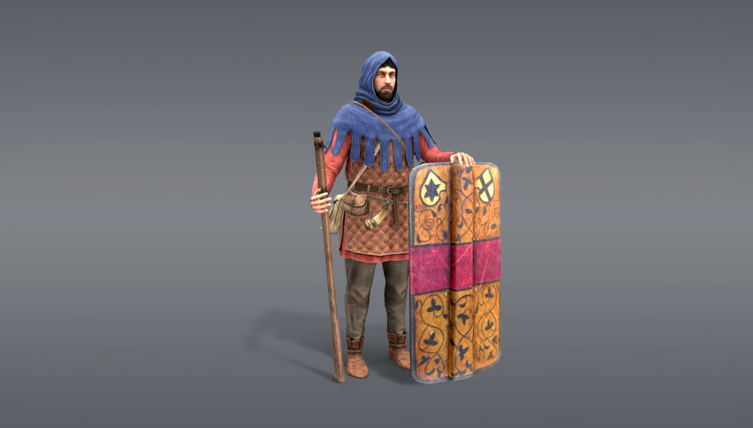 Hussite wagon fort - 3D scene - Mozaik Digital Education and Learning