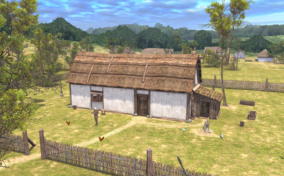 Medieval farmhouse - 3D scene - Mozaik Digital Education and Learning