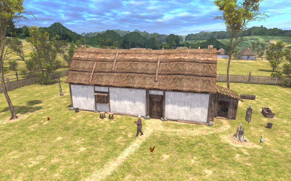 Medieval farmhouse - 3D scene - Mozaik Digital Education and Learning