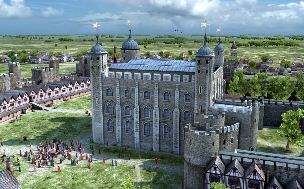 Tower of London (16th century) - 3D scene - Mozaik Digital Education ...