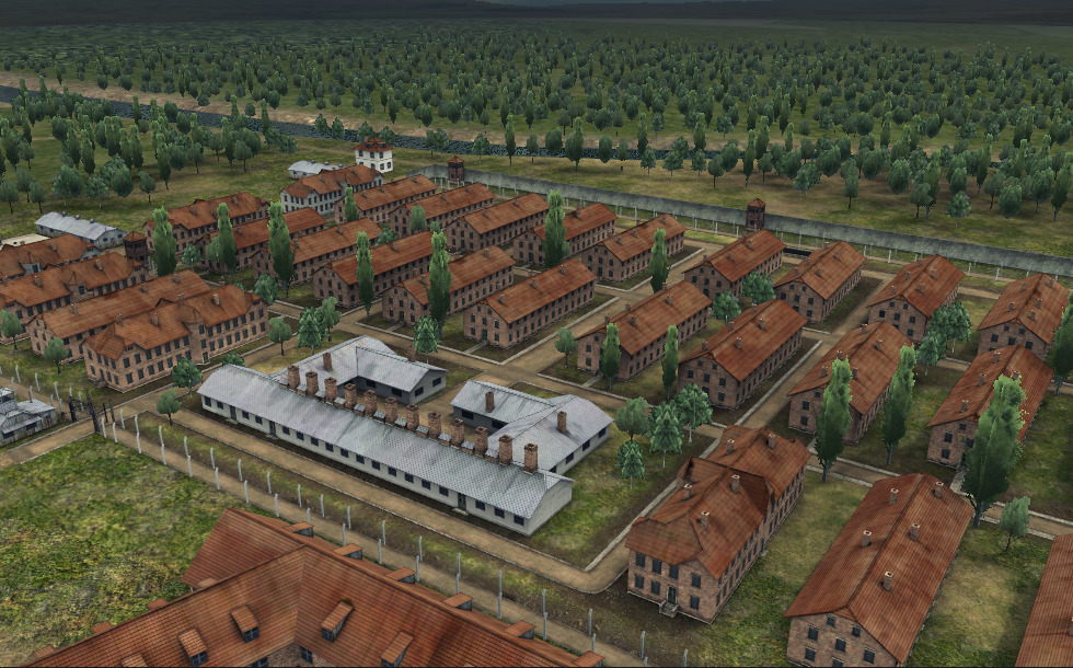 Auschwitz I Labour camp - 3D scene - Mozaik Digital Education and Learning