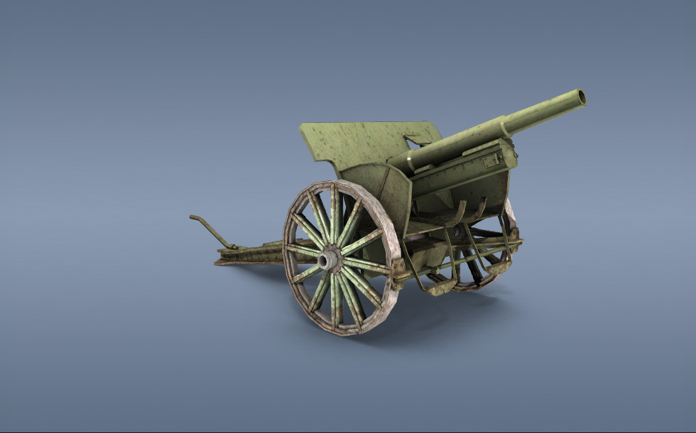 Weapons (World War I) - 3D scene - Mozaik Digital Education and Learning