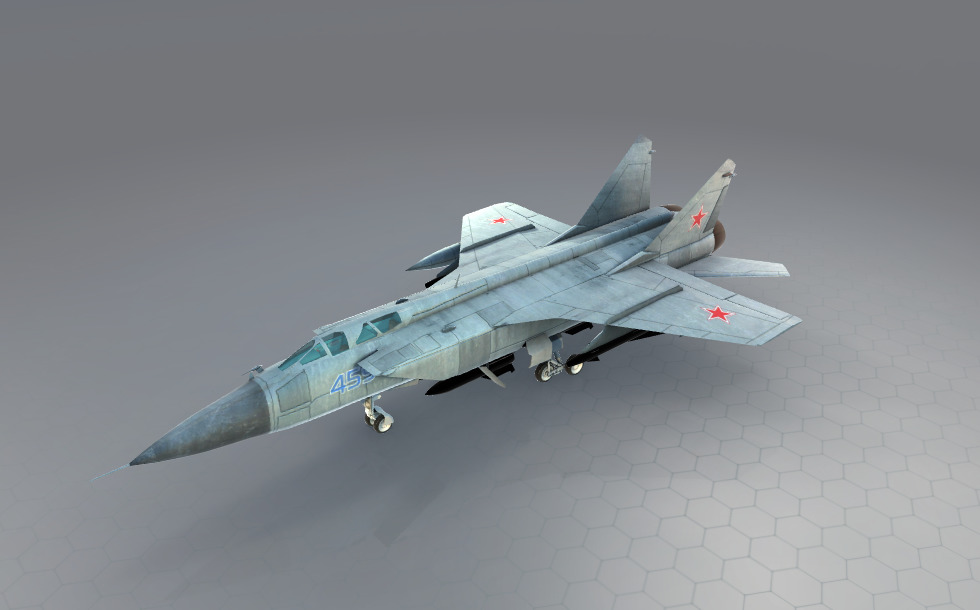 MIG-31 (Soviet Union, 1982) - 3D scene - Mozaik Digital Education and ...
