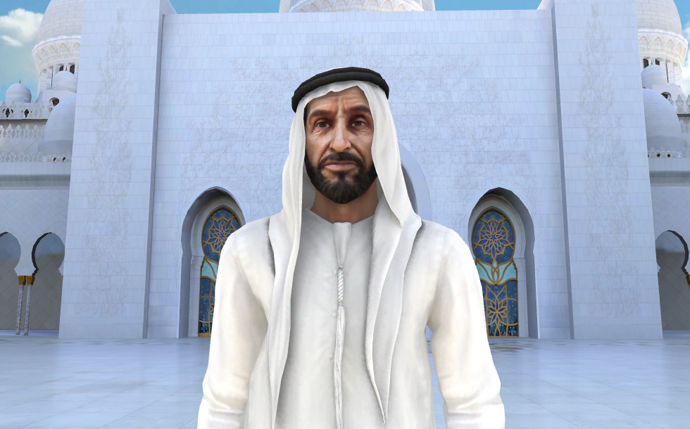 Zayed bin Sultan Al Nahyan - 3D scene - Mozaik Digital Education and ...