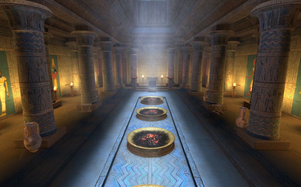 Ancient Egyptian deities - 3D scene - Mozaik Digital Education and Learning