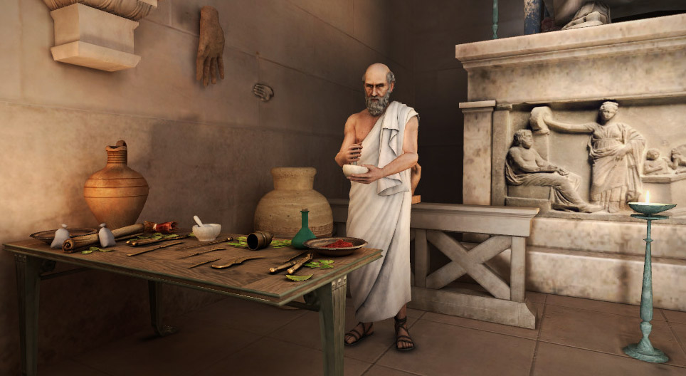 Greek gods - 3D scene - Mozaik Digital Education and Learning