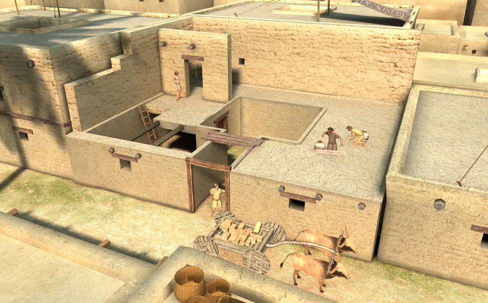 The city of Ur (3rd millennium BC) - 3D scene - Mozaik Digital ...