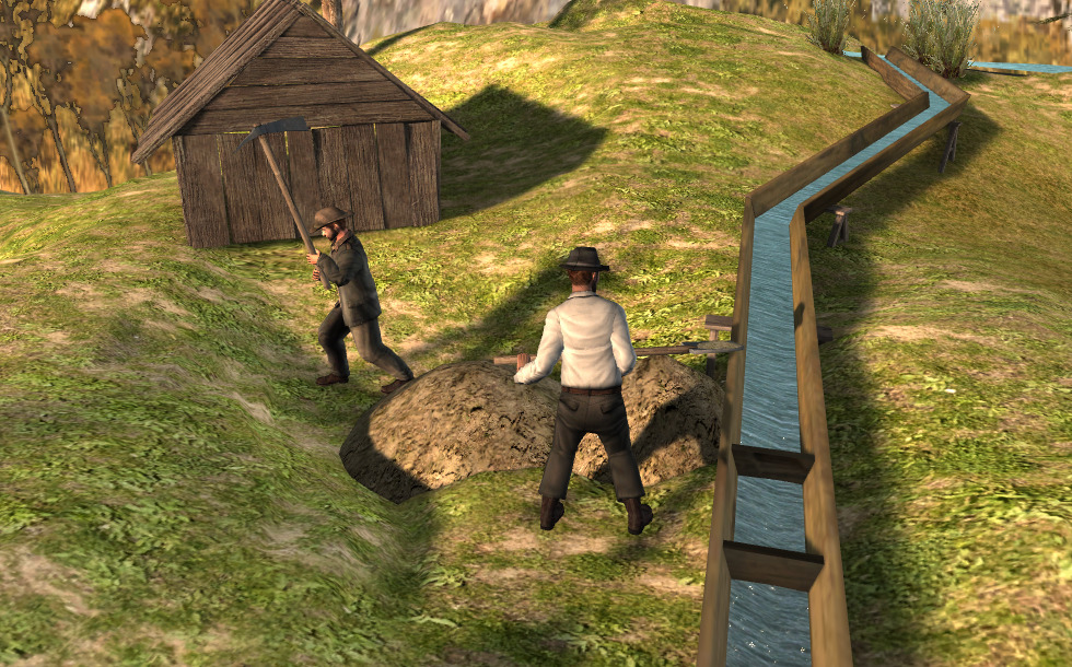 Gold mining (19th century) - 3D scene - Mozaik Digital Education and ...