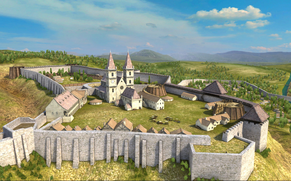 The castle of Eger (16th century) - 3D scene - Mozaik Digital Education ...