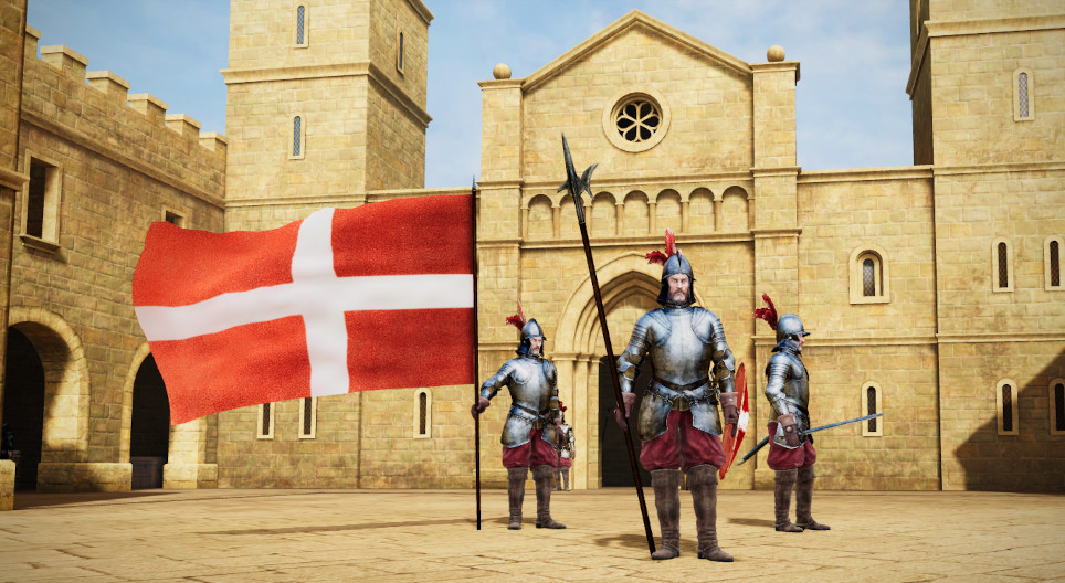 The Order of Malta - 3D scene - Mozaik Digital Education and Learning