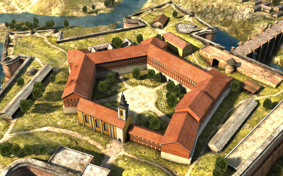 The fortress of Oradea (1775) - 3D scene - Mozaik Digital Education and ...