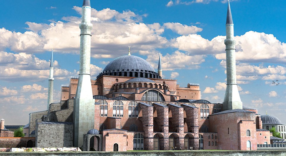 Hagia Sophia (Istanbul) - 3D scene - Mozaik Digital Education and Learning