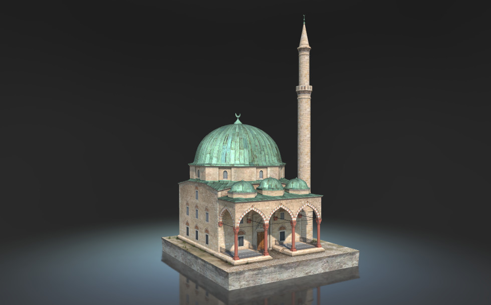 Mosque of Gazi Kasim Pasha (Pécs, Hungary, 17th century) - 3D scene ...