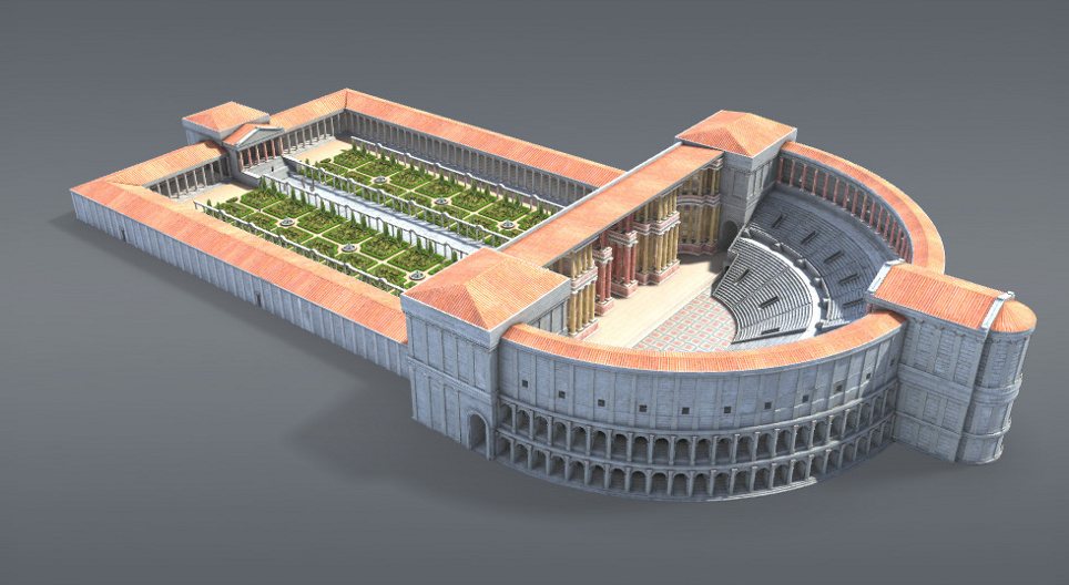 Circus Maximus (Rome) - 3D scene - Mozaik Digital Education and Learning