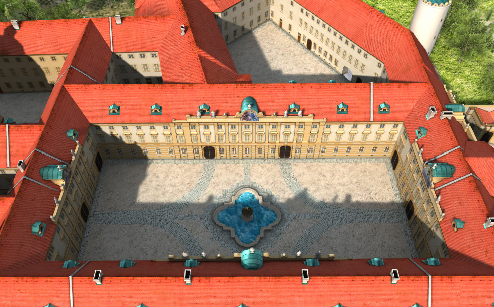 Melk Abbey (Austria) - 3D scene - Mozaik Digital Education and Learning