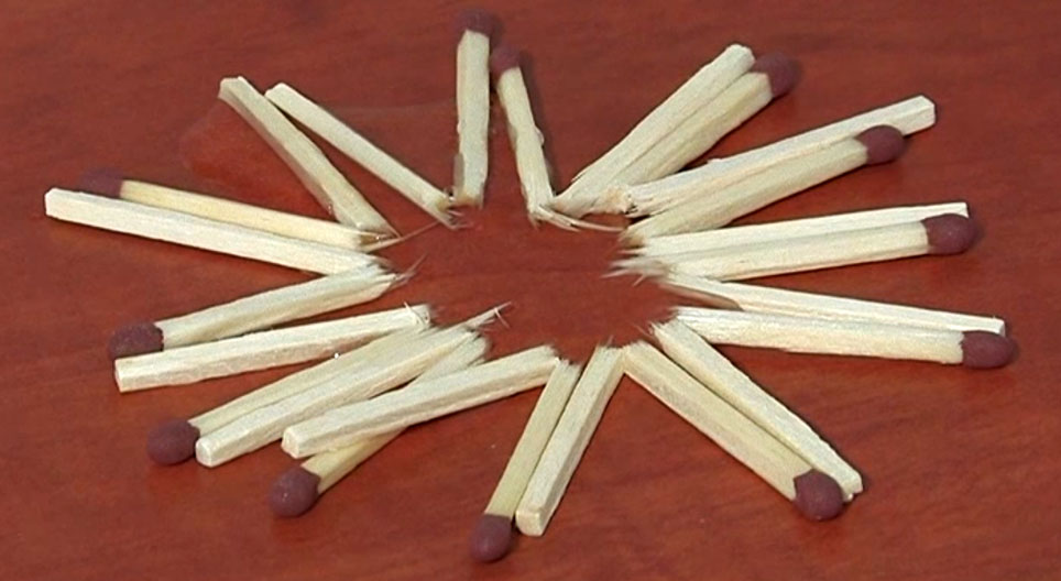 Straightening broken matchsticks - video - Mozaik Digital Education and ...