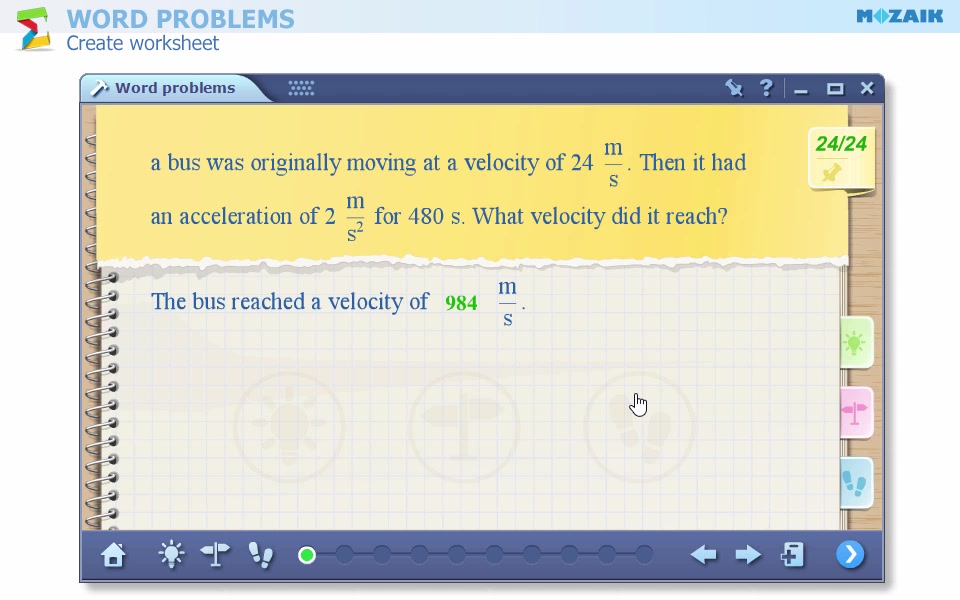 Word problems worksheet tutorial - video - Mozaik Digital Education and ...
