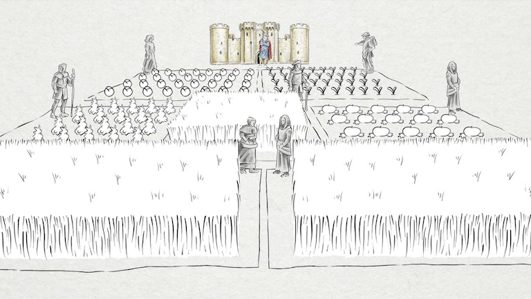 feudalism coloring page