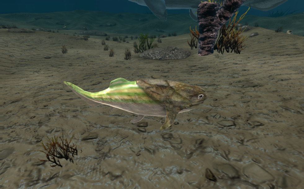 Prehistoric armored fishes - 3D scene - Mozaik Digital Education and ...