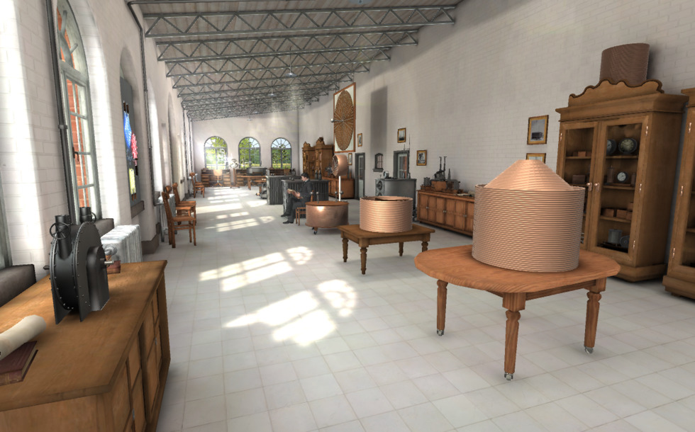 Nikola Tesla's laboratory (Shoreham, USA) - 3D scene - Mozaik Digital ...