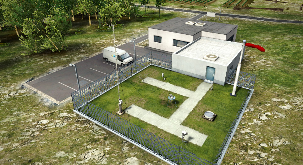 Meteorological instruments (basic) - 3D scene - Mozaik Digital ...