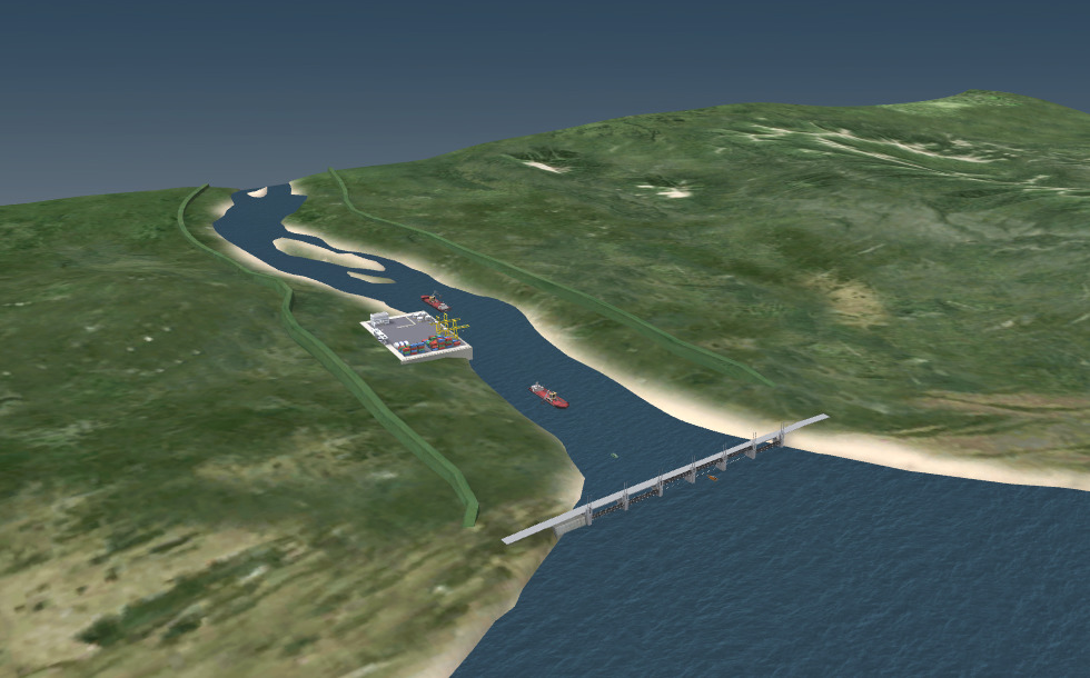 River engineering - 3D scene - Mozaik Digital Education and Learning