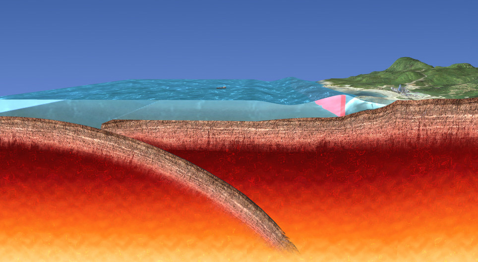 Tsunami - 3D scene - Mozaik Digital Education and Learning