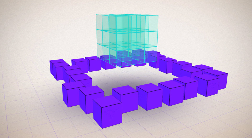 Constructing shapes (3D) - 3D scene - Mozaik Digital Education and Learning