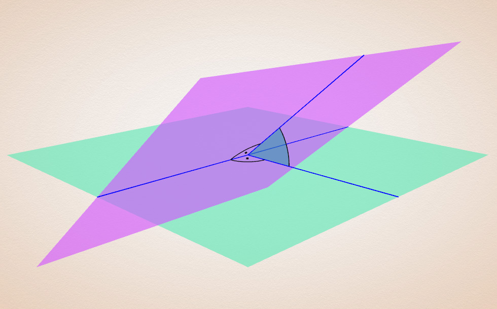 Angle of inclination of lines and planes - 3D scene - Mozaik Digital ...
