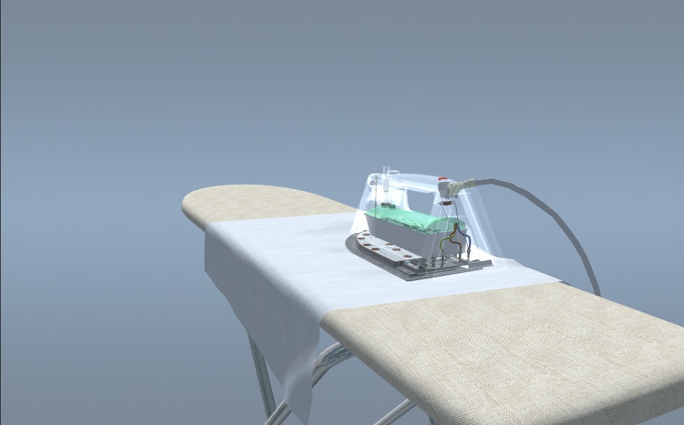 How does it work? - Electric steam iron - 3D scene - Mozaik Digital ...