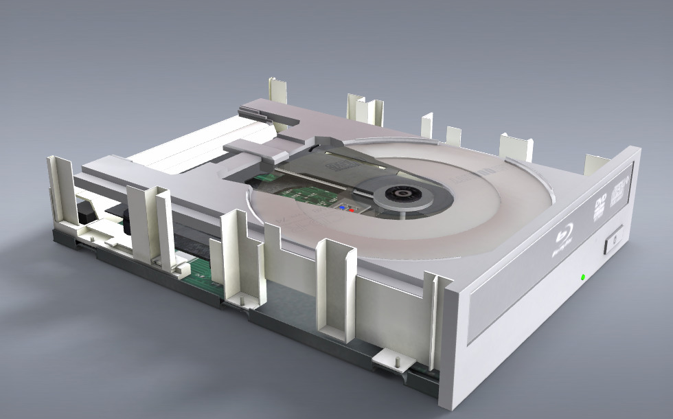 How does it work? - Optical disc drives - 3D scene - Mozaik Digital ...