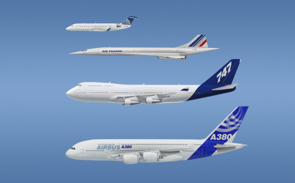 Airbus A380 (2005) - 3D scene - Mozaik Digital Education and Learning