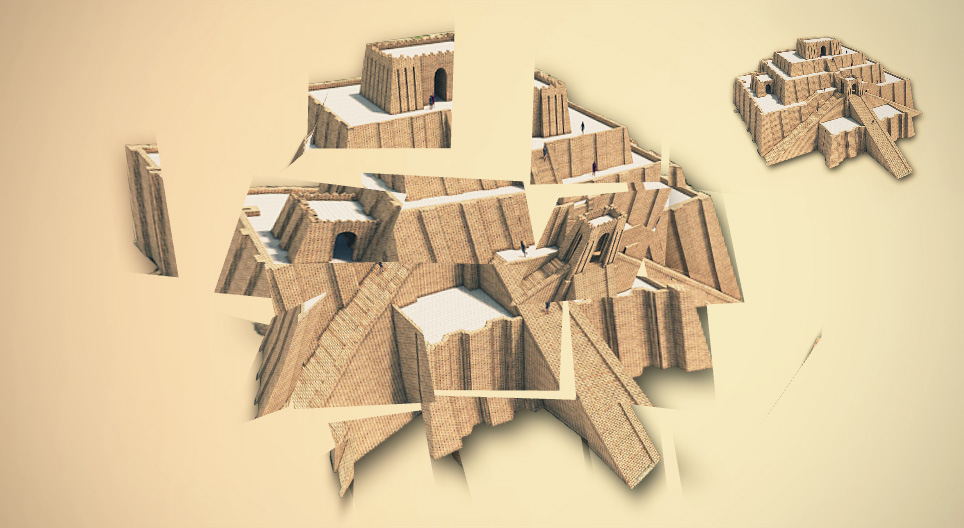 3D rotating game - 3D scene - Mozaik Digital Education and Learning