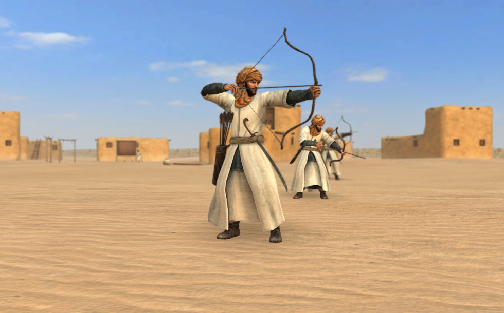 Arab warrior (6th century) - 3D scene - Mozaik Digital Education and ...