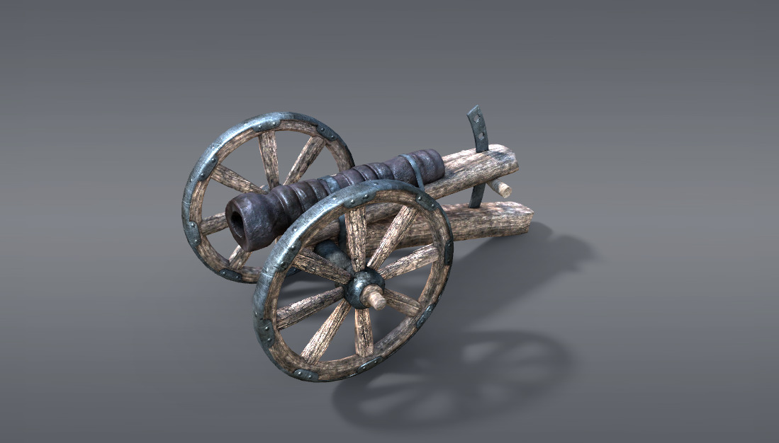 Hussite wagon fort - 3D scene - Mozaik Digital Education and Learning
