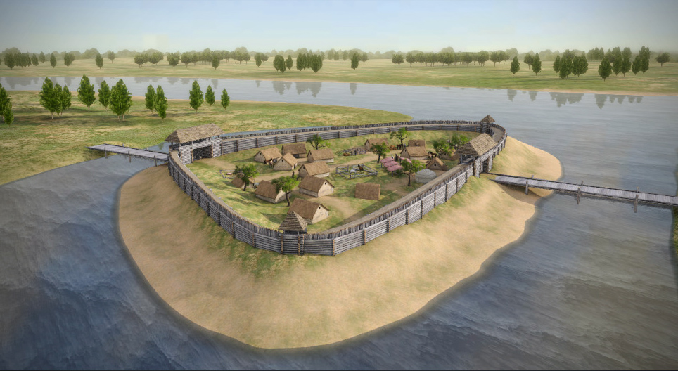 Earth fortification, Hungary - 3D scene - Mozaik Digital Education and ...