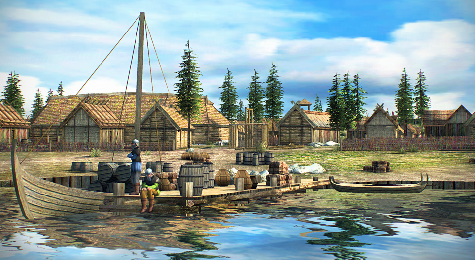 Viking Town Google Search Casa Vikinga Arquitectura Las 430 mejores ...