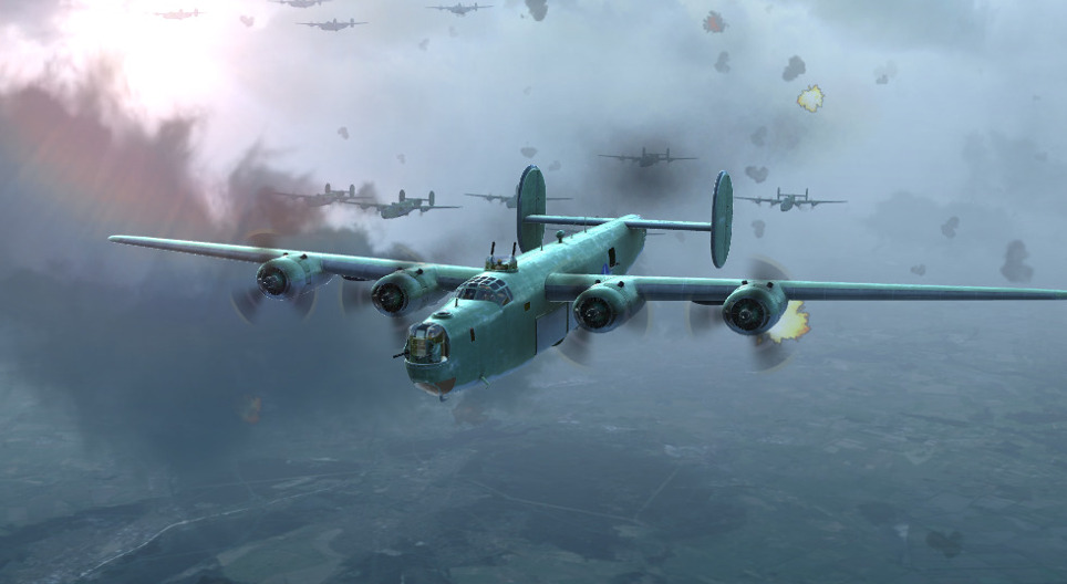 B-24 Liberator - 3D scene - Mozaik Digital Education and Learning