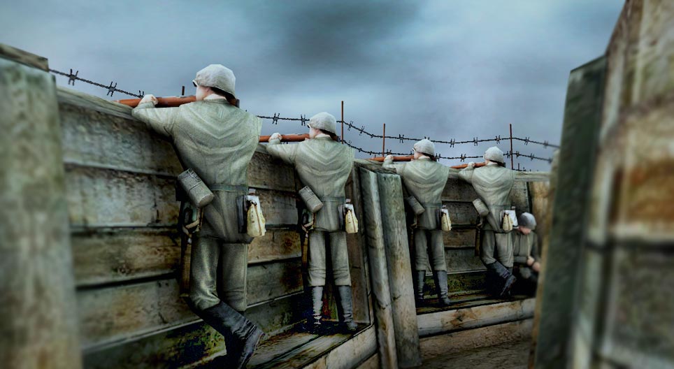 Trench network (World War I) - 3D scene - Mozaik Digital Education and ...