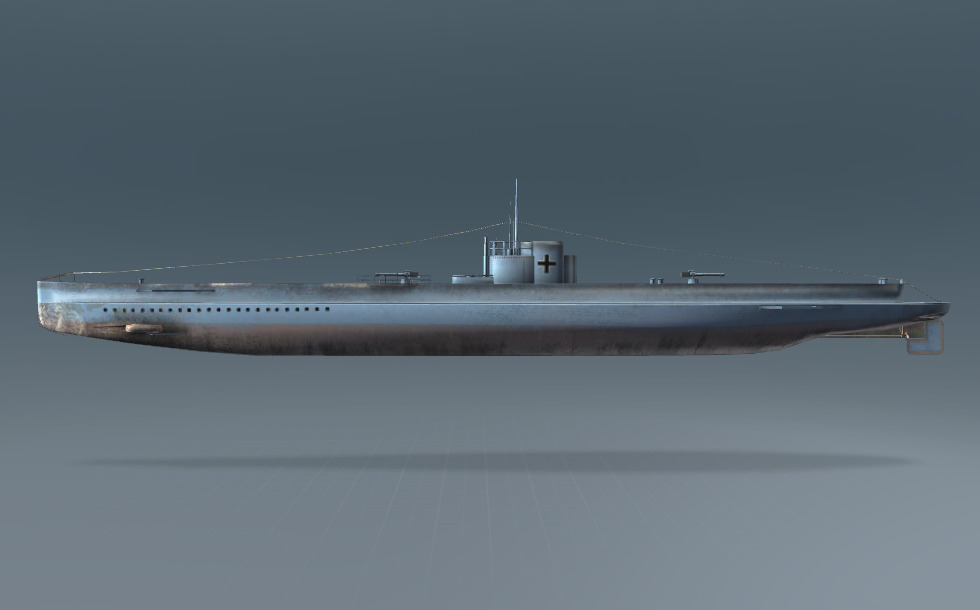 SM U-35 submarine (Germany, 1912) - 3D scene - Mozaik Digital Education ...
