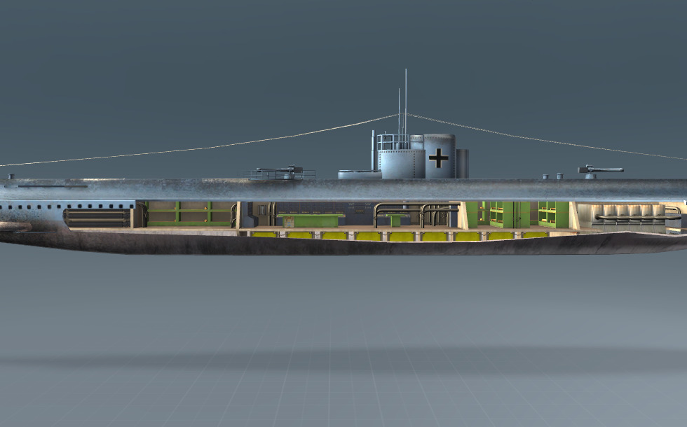 SM U-35 submarine (Germany, 1912) - 3D scene - Mozaik Digital Education ...
