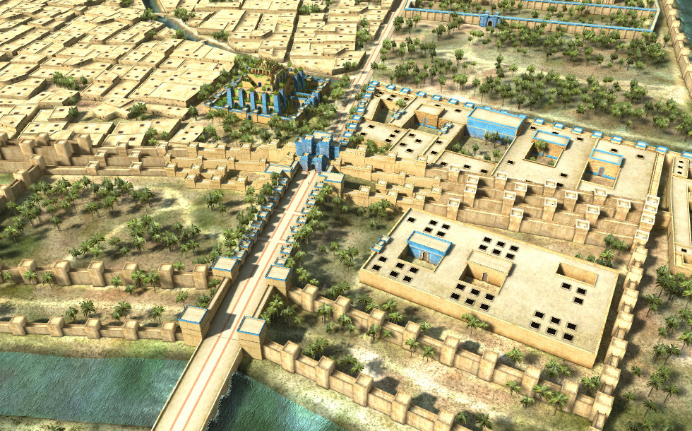 The city of Babylon (6th century B.C.) - 3D scene - Mozaik Digital ...