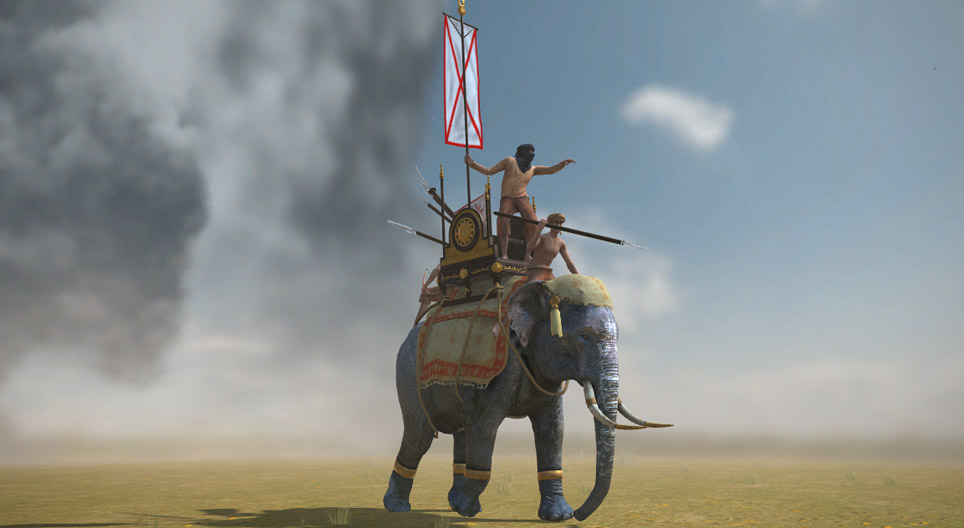 Ancient Indian war elephant - 3D scene - Mozaik Digital Education and ...
