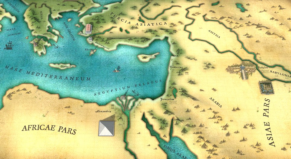 Wonders of the Ancient World - 3D scene - Mozaik Digital Education and ...