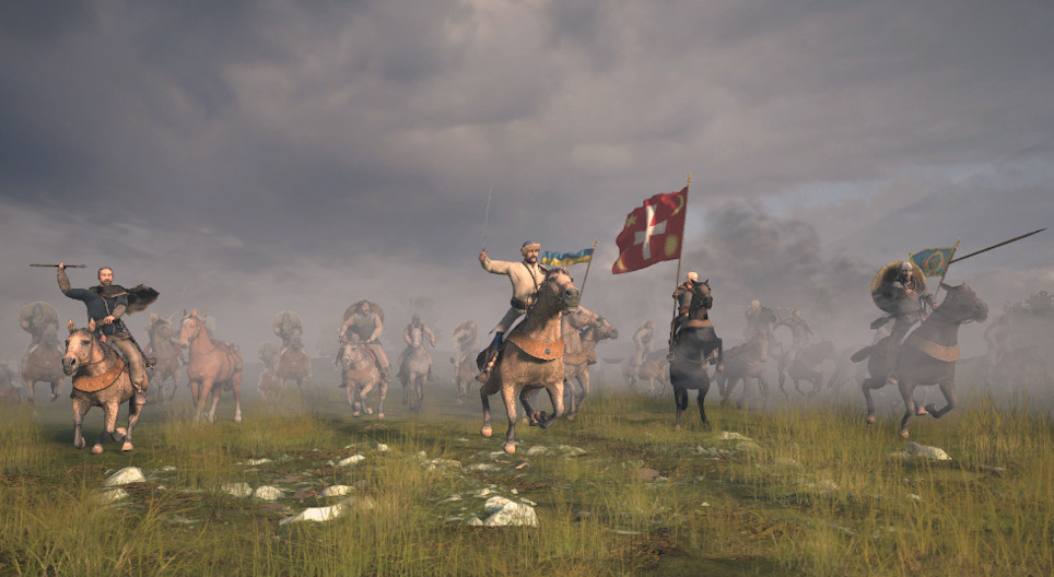 Slavic warriors - 3D scene - Mozaik Digital Education and Learning