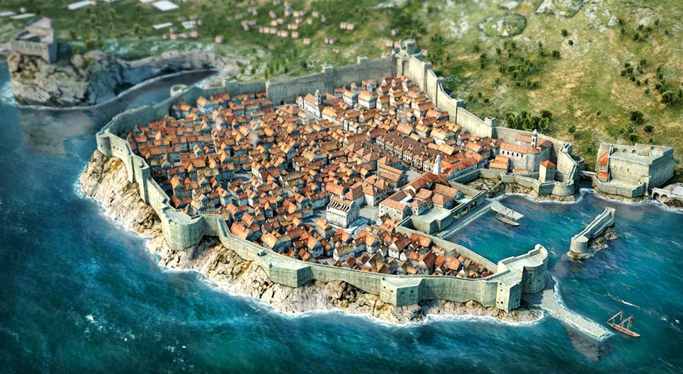 Ragusa (Croatia, 16th century) - 3D scene - Mozaik Digital Education ...