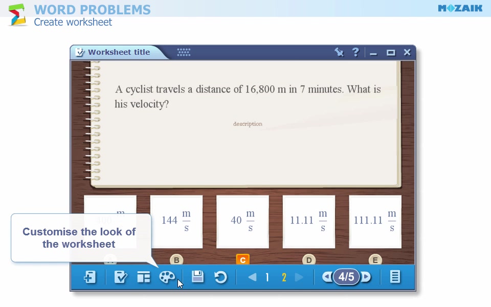 Word problems worksheet tutorial - video - Mozaik Digital Education and ...