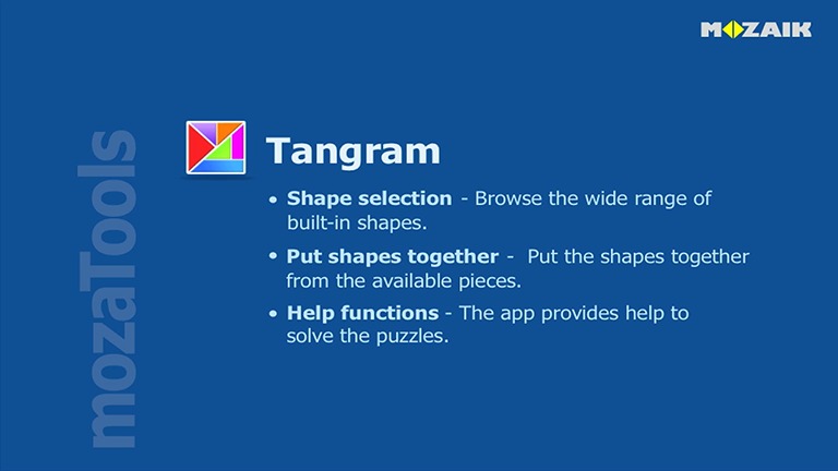 Tangram tutorial - video - Mozaik Digital Education and Learning